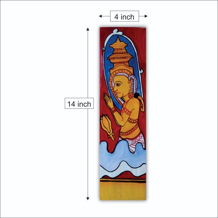 Hand Painted Tradition Kandy Art On Wood | Daraz.lk