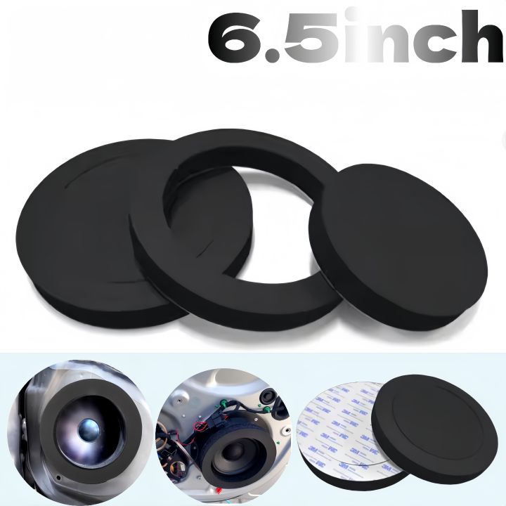 2pcs 6.5 Inch Car Speaker Foam Pad Bass Enhancement Sound Deadening ...