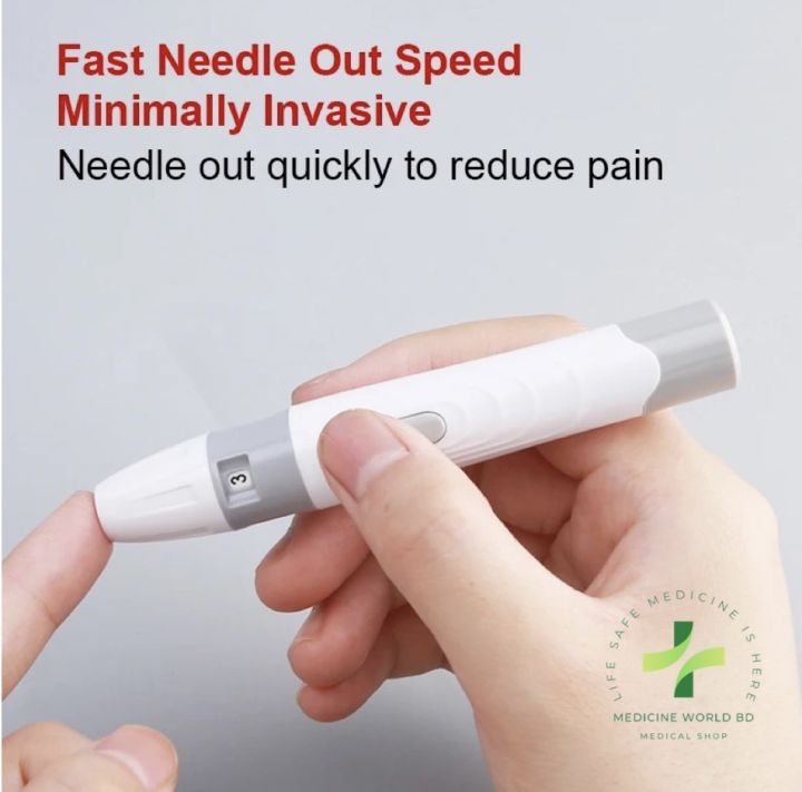 Blood Lancets Lancing Device (Lanced pen) For Blood Glucose Meter ...