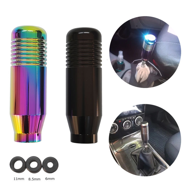 8.5cm Gear Shift Knob Stick Manual Transmission Universal Car Shifter Extended Gear Aluminum ...