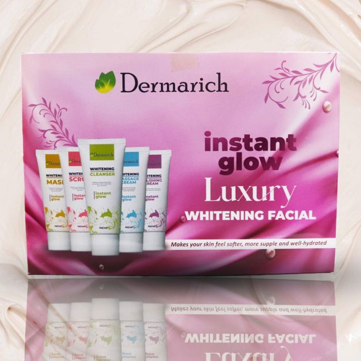Dermarich instant Ultra Double Whitening Facial kit | Daraz.pk