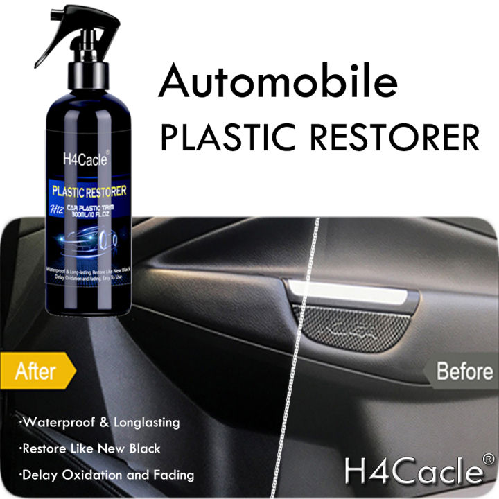 H4Cacle Plastic Restorer Back To Black Gloss Car Cleaning Products Auto ...