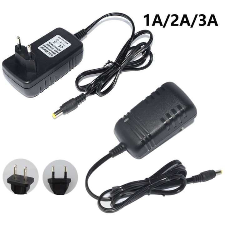 12V EU US Plug Power Adapter AC100-240V To DC12V Power Supply Source ...