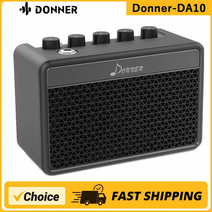 Donner Mini Guitar Amp Small Electric Guitar Amplifier 5W Portable ...