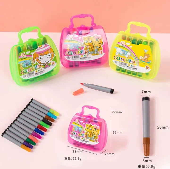 Fun Express 12 Mini Marker Sets For Girls And Boys Amazing Gift For ...