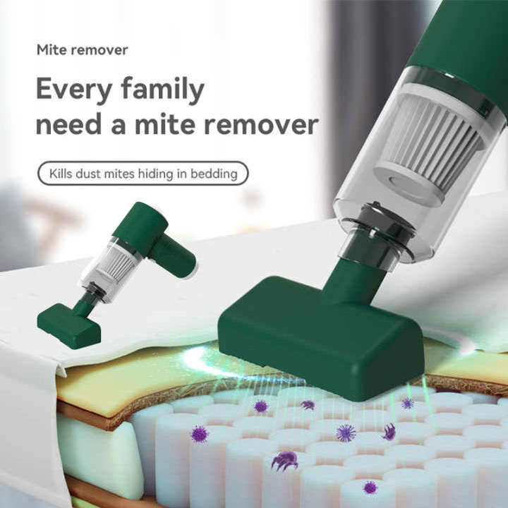 Dust Cleaner Bed Mite Removal Instrument Handheld UV Mattress Vacuum ...