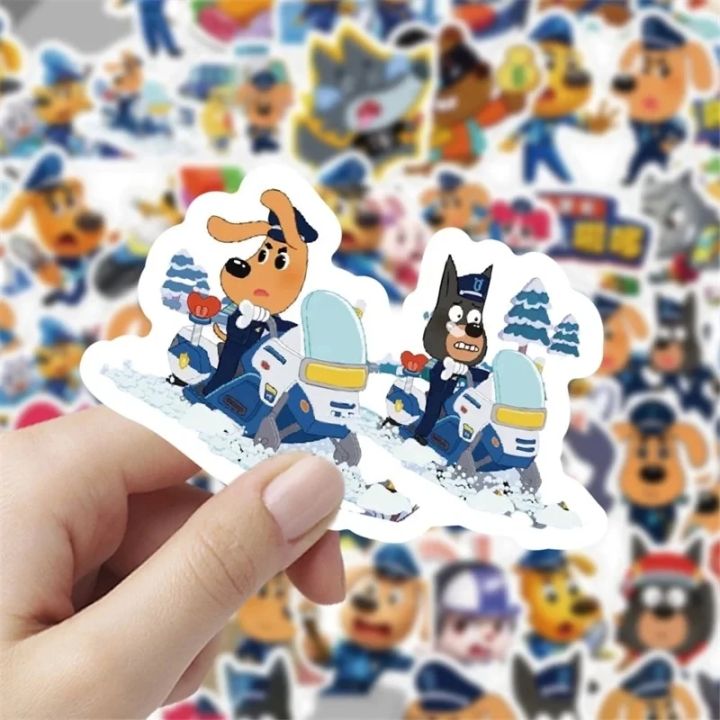 60PCS Anime DOG MAN Stickers Cartoon Kids Toy DIY Skateboard Phone ...