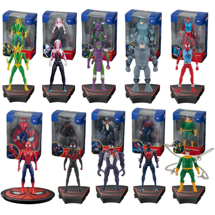 ZD Toy Spider-man BASE AGGREGATION GAMEPLAY Iron Man Miles Morales ...