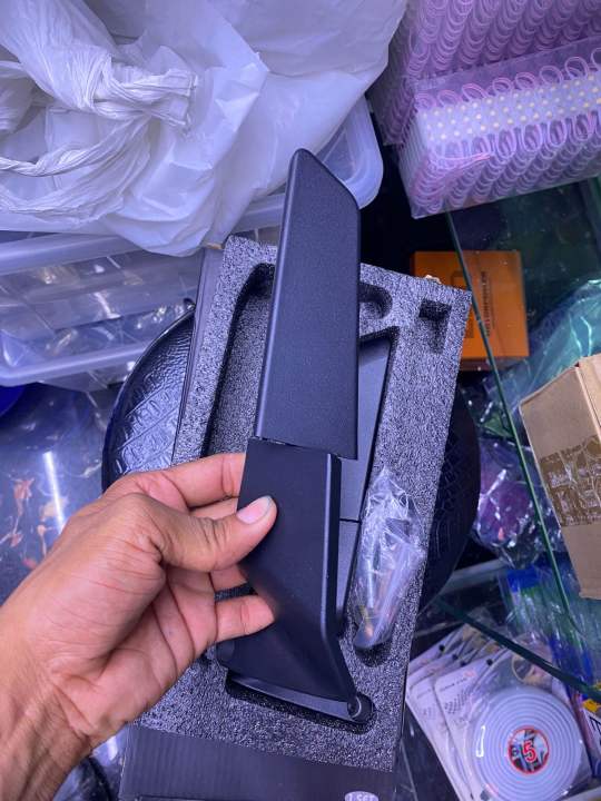 Motorcycle Accessories Mirrors Stealth Winglets Mirror To Rotate ...