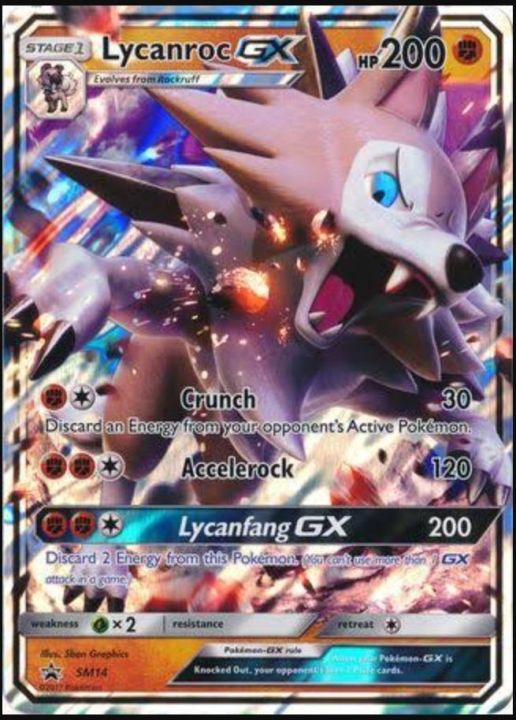 Lycanroc GX - SM14 - Oversized Promo | Daraz.pk