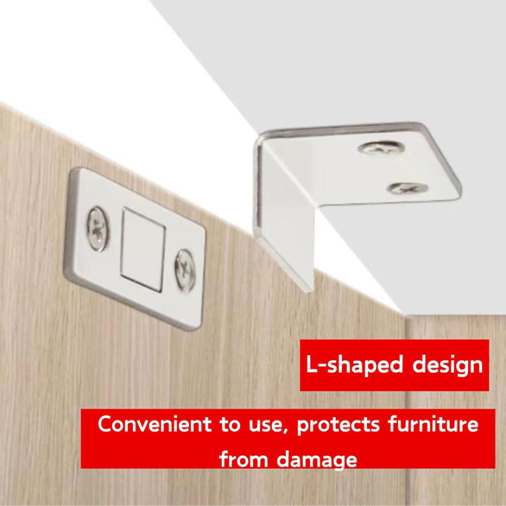 Automatic Door Closer, Magnetic Drawer Catch Heavy Duty Kitchen Magnets ...