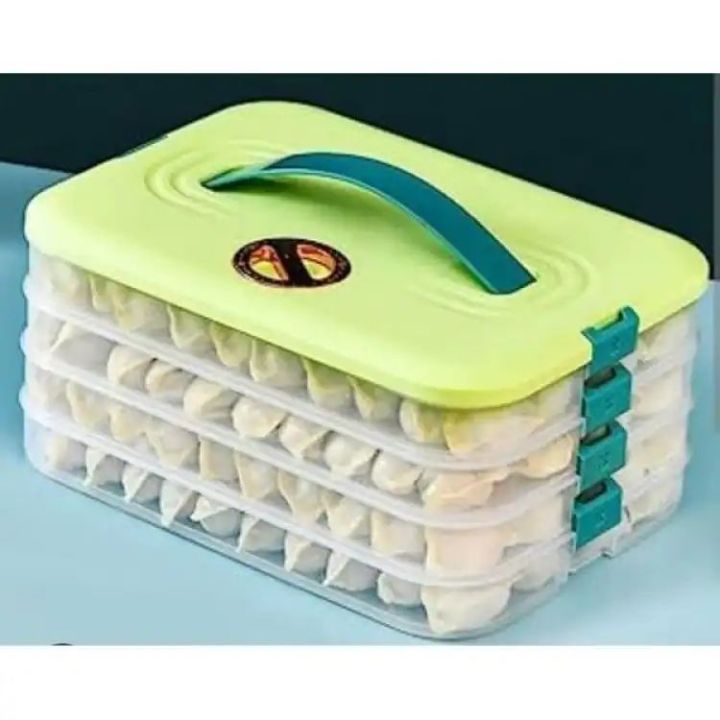 Momo Dumplings Storage Box 4 Layer | Daraz.com.np