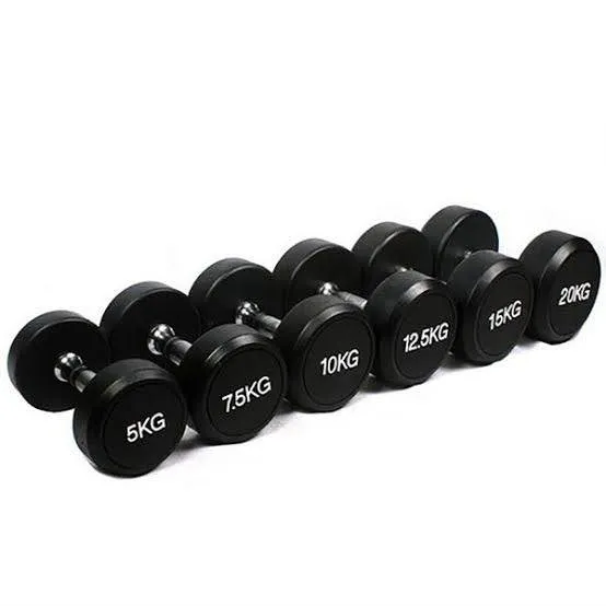 Round Single Dumbells of different sizes 2kg,3kg, 5kg, 7kg, 10kg | Daraz.pk