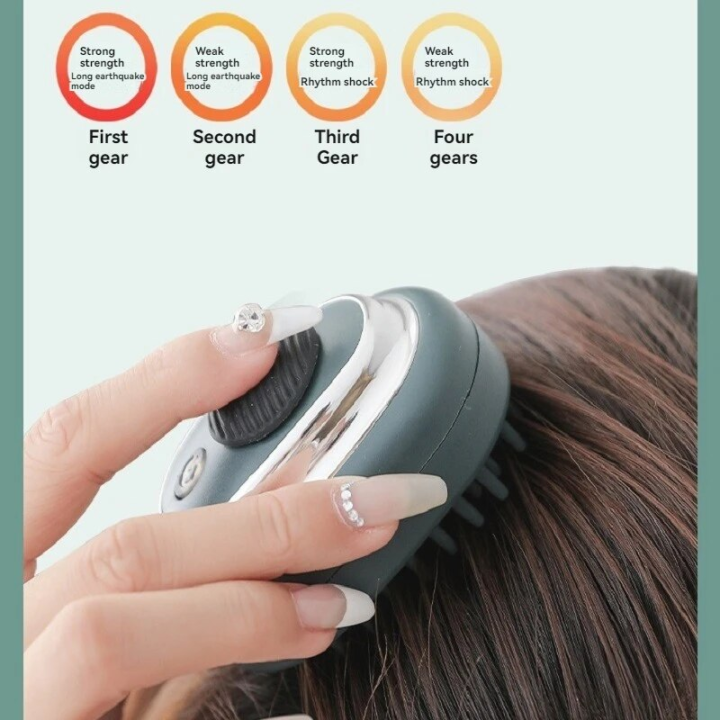 Hair Growth Serum Oil Electric Hair Brush Electric Massage Comb Scalp ...
