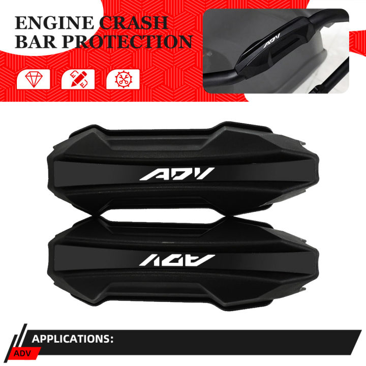 ADV 150 350 25mm Motorcycle Engine Crash Bars Engine Bumper Protective ...
