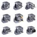 Universal CE America European Kr AU EU to US UK USA Plug Adapter South Africa India Adaptor ...
