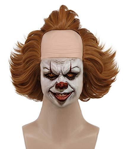 Pennywise the Clown Character Costume Short Synthetic Fiber Wig ...