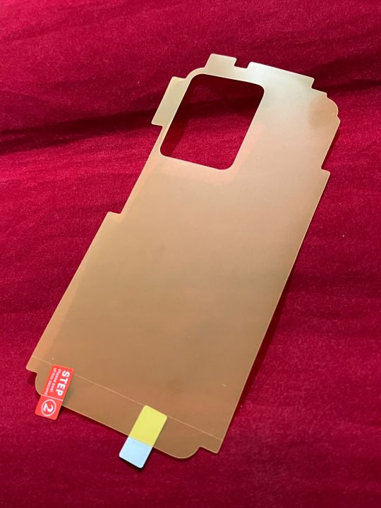 Xiaomi Redmi Note 12 Back Transparent Hydro Gel Smooth 360 Sheet ...