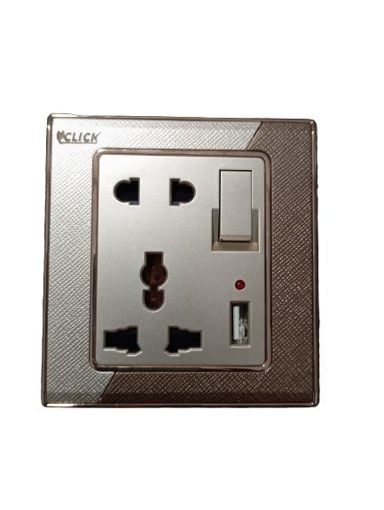 RFL Click Merigold MULTI SOCKET WITH USB | Daraz.com.bd