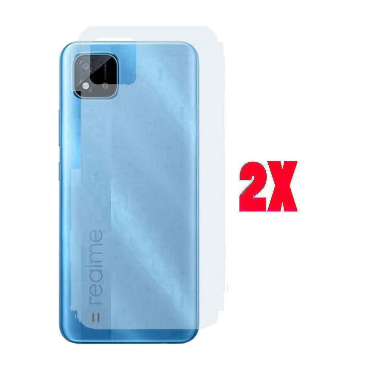 Realme C11 2021 Matte Flexible Soft Skin Back Panel Protector For ...
