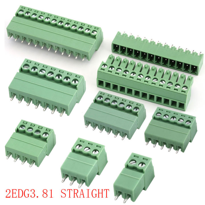 KF2EDG 3.81mm Pitch PCB Screw Terminal Block 2P 3 4 5 6 7 8P 9 10 11 ...