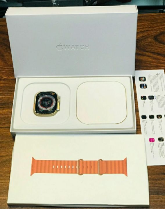 Apple Logo Series 8 Ultra Smart watch - OriginaI I Watch Packaging ...