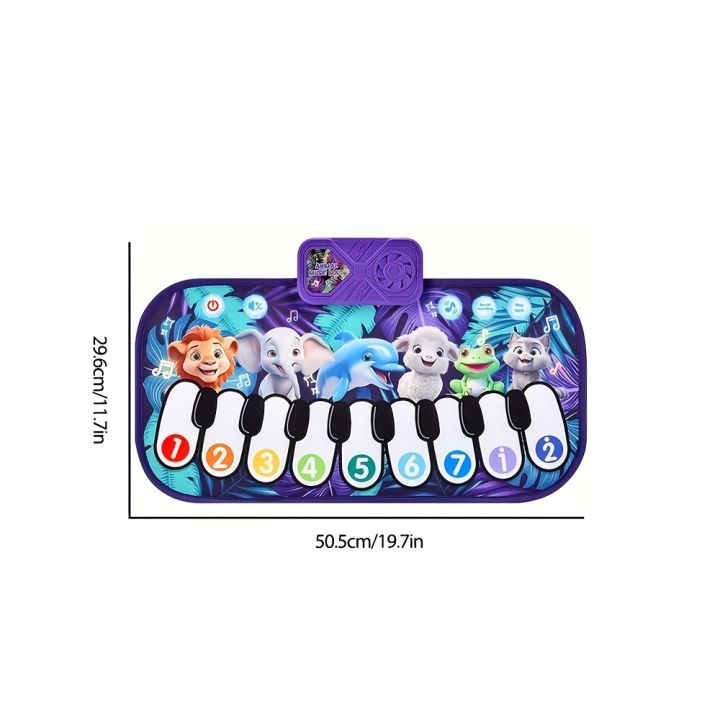 Interactive Children's Music Toy with Six Animal Sounds And Piano ...
