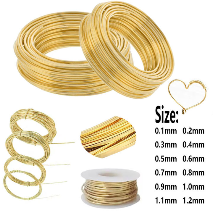 50g Solids Brass Wire For DIY Handmade Jewelry Making Supplies ...
