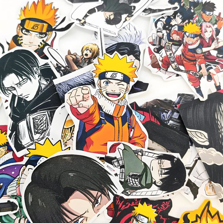 From Konoha To Wall Maria: Naruto & Attack On Titan Stickers | Daraz.com.np