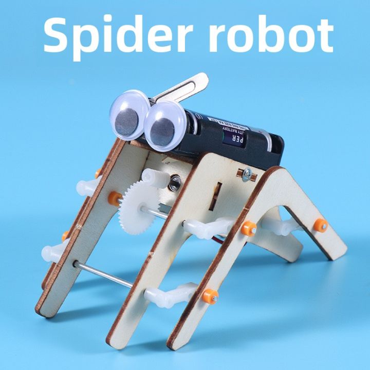Walking Spider Robot Bionic Spiderman Robot DIY Assemble Model Science ...
