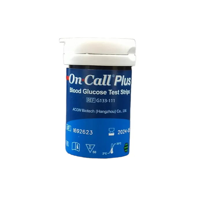 ONCALL PLUS GLUCOMETER SUGAR TESTING STRIPS 1 X 25 ONLY STRIPS + 10 ...