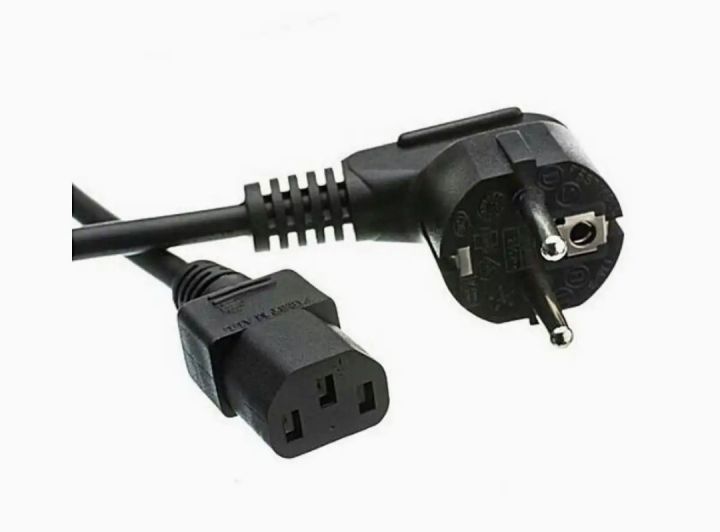 POWER CABLE FOR PC .PRINTER POWER CORD 1 METER | Daraz.pk