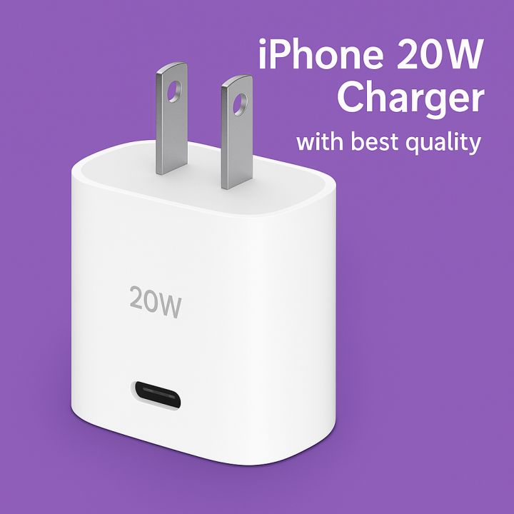 **Apple 20W USB-C Power Adapter - Fast Charger for iPhone 15/14/13/12 ...