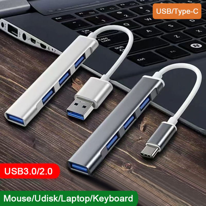 4 Port Multi Splitter Type C HUB 3.0 USB 3.1 Adapter OTG For IOS Xiaomi ...