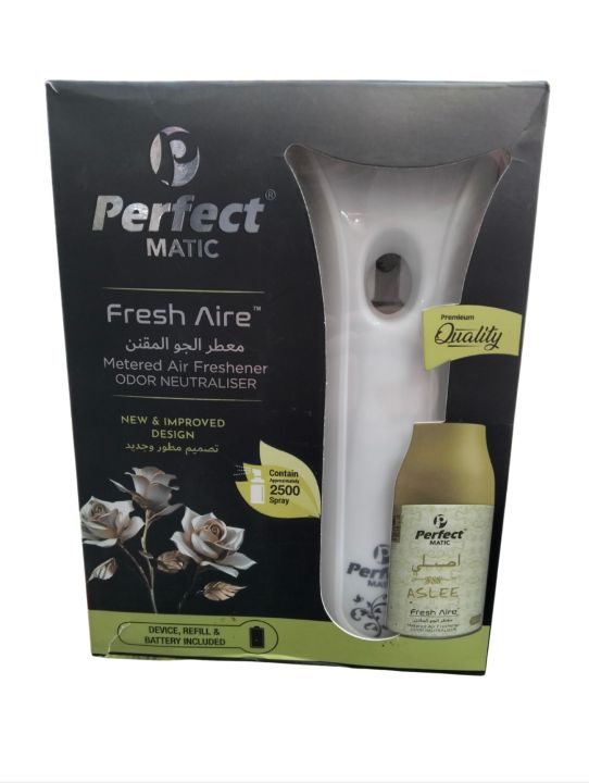 Perfect Matic Fresh Aire Automatic Air Freshener Dispenser with Refill ...