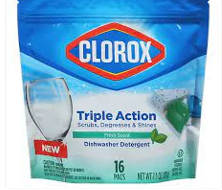 CLOROX DISHWASH POWDER TRIPLE ACTION FRESH SCENT 7.1 OZ | Daraz.pk