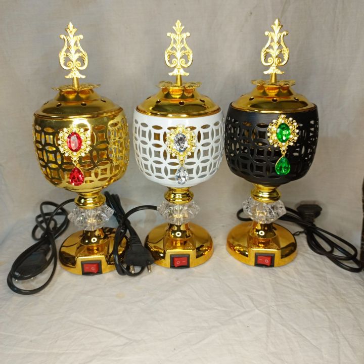 Electric Bakhoor Loban Burner New Design with 3 color | Daraz.pk