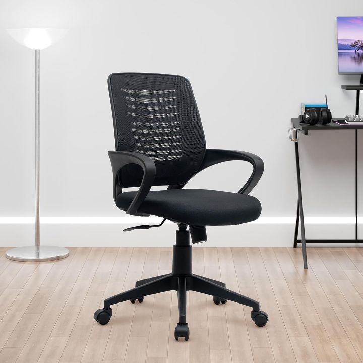 Mid Mesh Back Support Home/Office Revolving Chair | Daraz.com.np