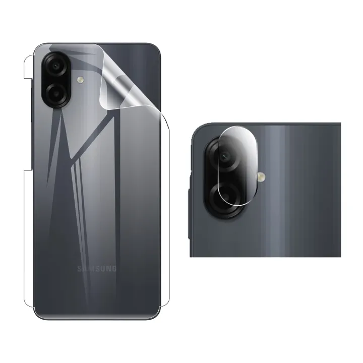 2-in-1 Back Clear Pack for Samsung A07: Jelly Skin + Camera | Daraz.pk
