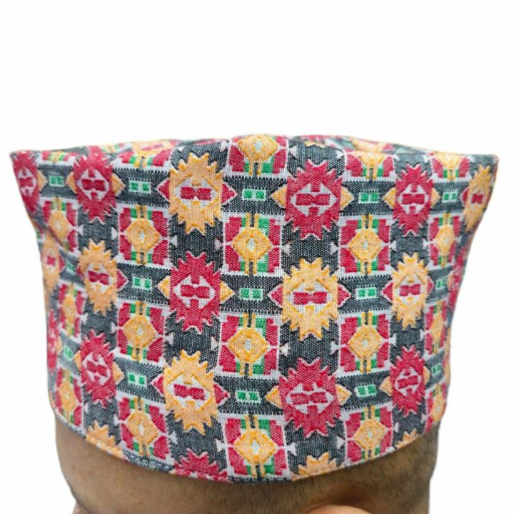 Super Fine Palpali Dhaka Topi / Nepali Dhaka Topi for Men | Daraz.com.np
