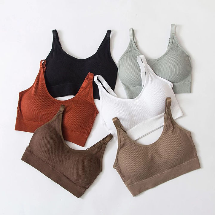 Underwear Women Gather No Steel Ring Lingerie Bra Tube Top Wrapped ...