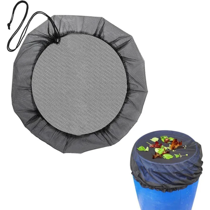 Mesh Cover Netting for Rain Barrels Water Collection Buckets Tank ...