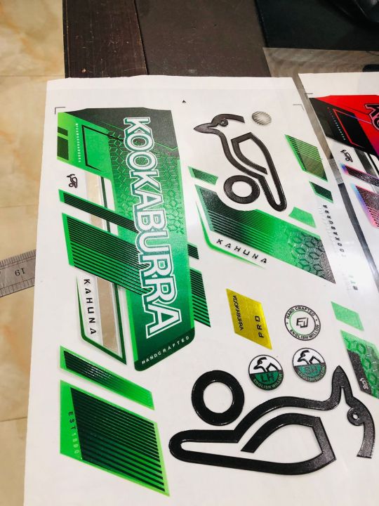 cricket bat 3D emboss sticker | Daraz.pk