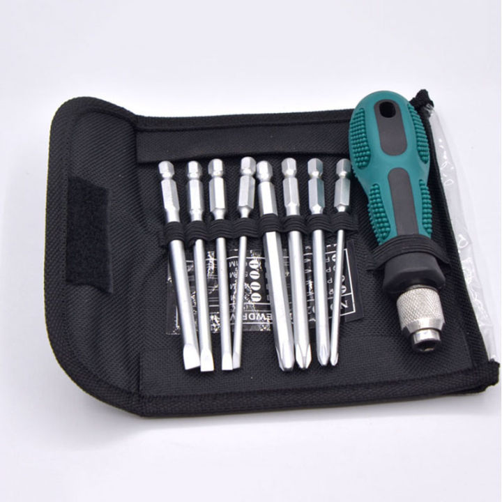 Screwdriver Set With Magnetic Household Multifunctional Cross Straight ...