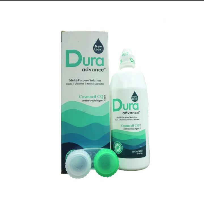 "DURA ADVANCE" 360ml Multi Purpose Contact Lenses Solution, 100% ...