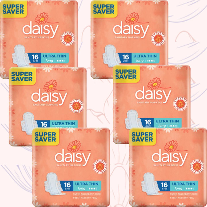 Ladies sanitary pads Pack of 6 / 16pcs in one pack ultra thin long ...