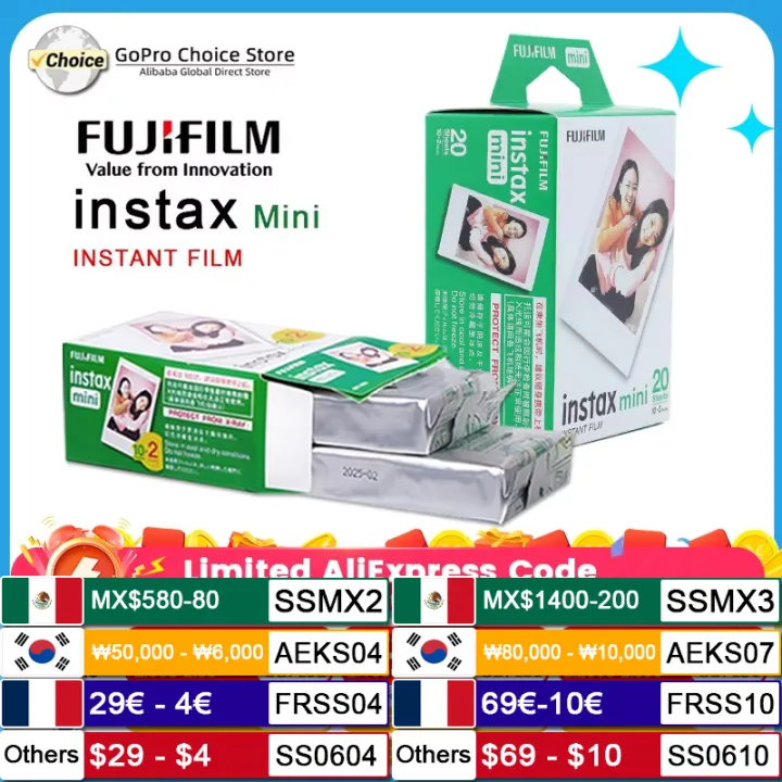 FUJIFILM Instax Mini INSTANT FILM 10/20/40/60 Sheets for Instax Mini ...