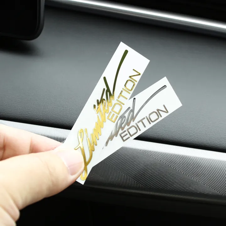 2pcs Limited Edition Car Sticker 3D Body Emblem Badge for Mercedes Benz ...