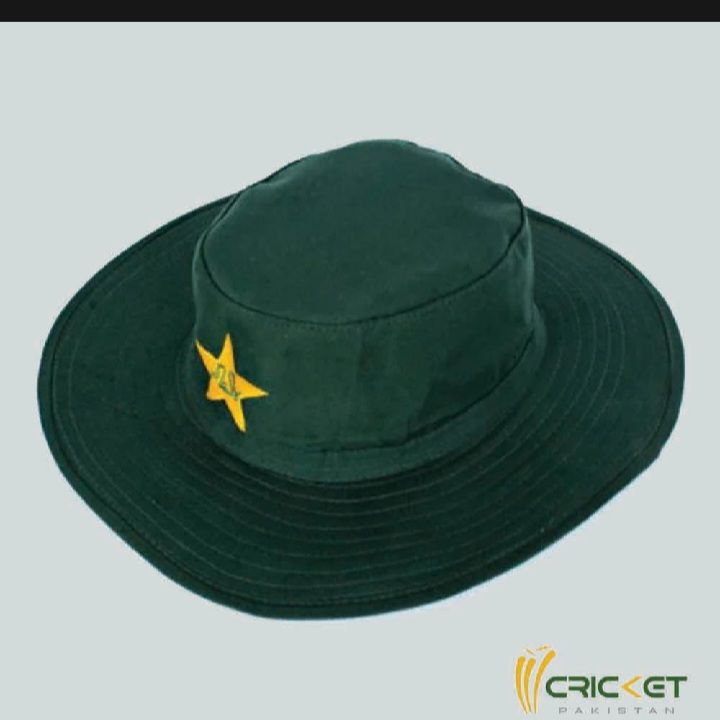 Cricket Hat Green Pakistan Logo Cricket Hat | Daraz.pk