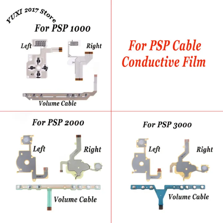 For PSP 1000 2000 3000 Game Controller Repair Keyboard Conductive ...